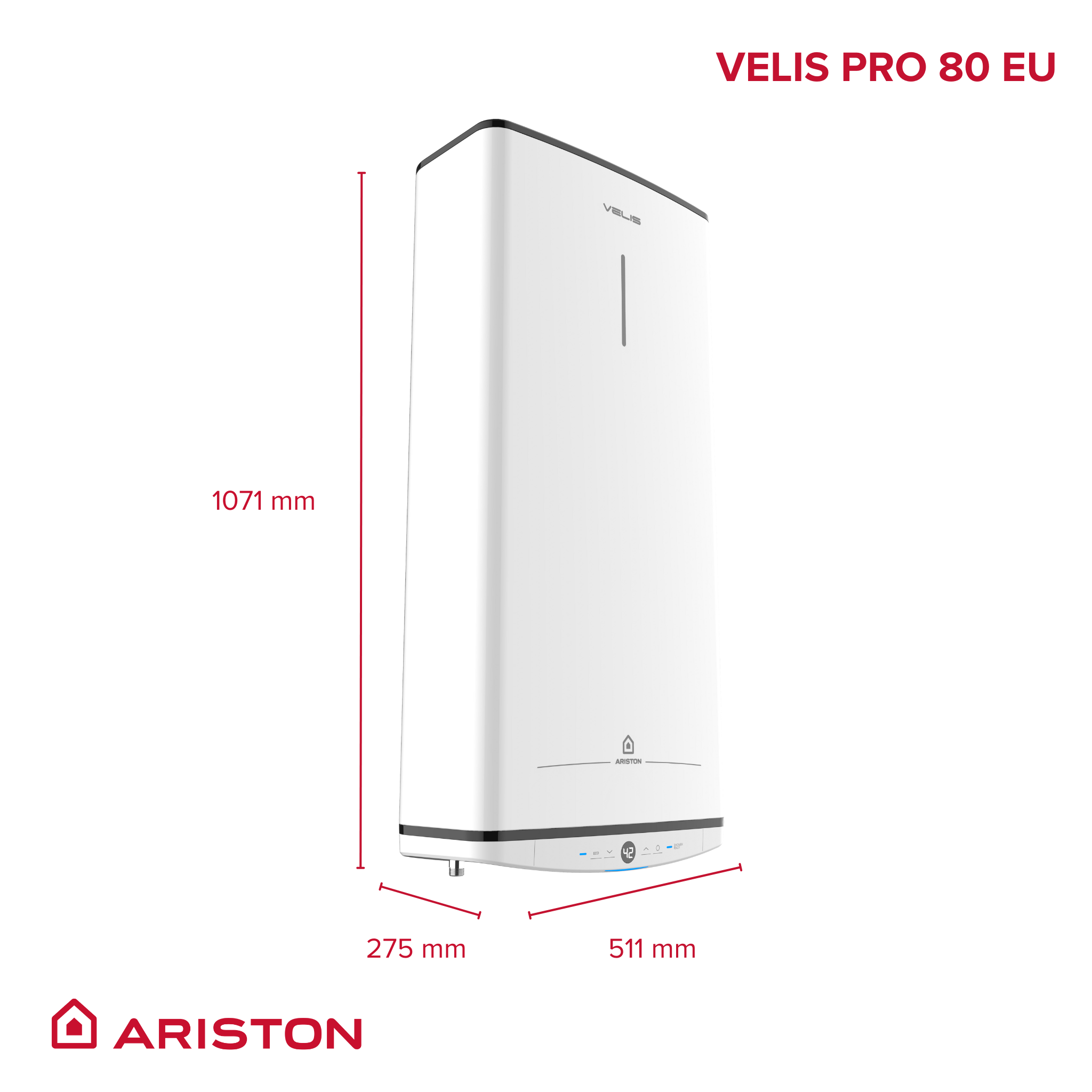 Ariston 80Lt Water Heater – Velis Pro – Newline