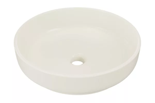 River 1 Ivory Matt Round Counter Top Basin – Newline